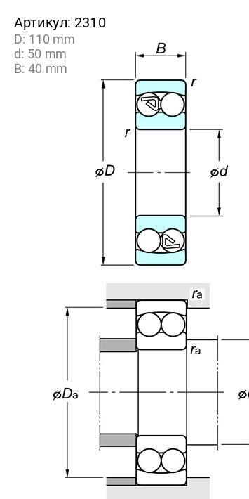2310 KOYO BEARING
