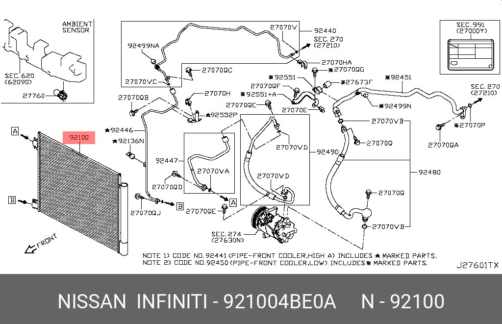 Nissan QASHQAI 15-17 CONDENSER DOUBLE HORSE - 92100-4BE0A | Spare Parts ...