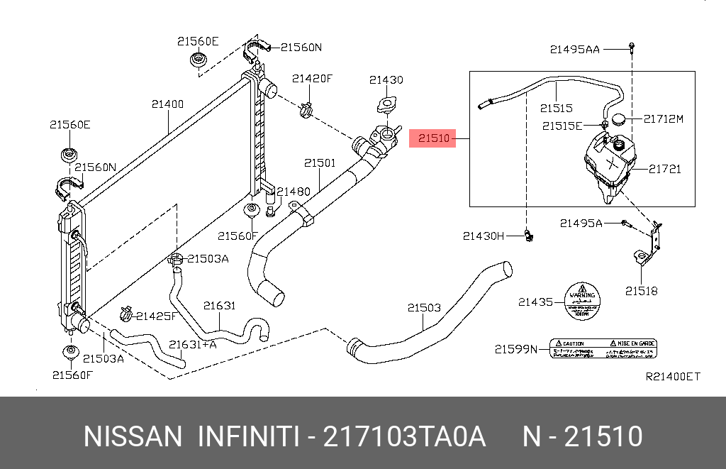 Nissan ALTIMA 08-15 SPARE TANK - 21710-3TA0A | Spare Parts Shop ...