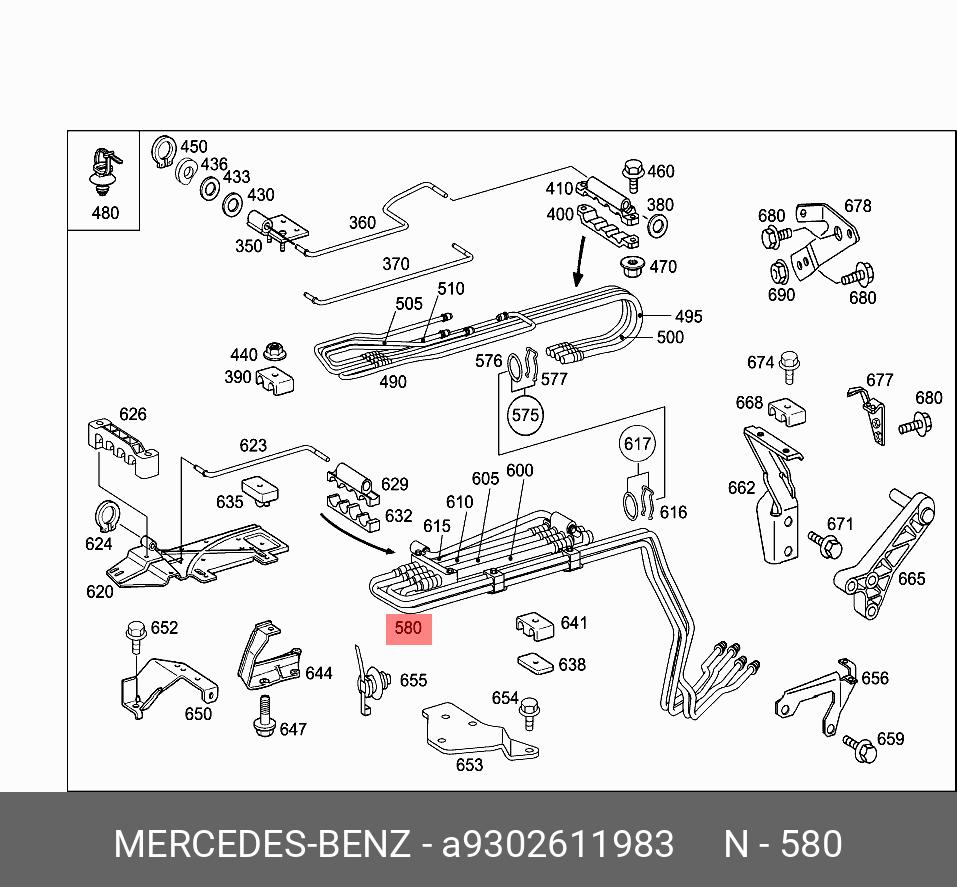 A 930 261 19 83 MERCEDES BENZ 1512.00