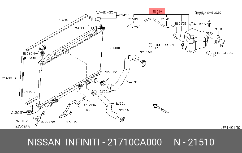 Nissan MURANO 03-08 SPARE TANK - 21710-CA000 | Spare Parts Shop ...
