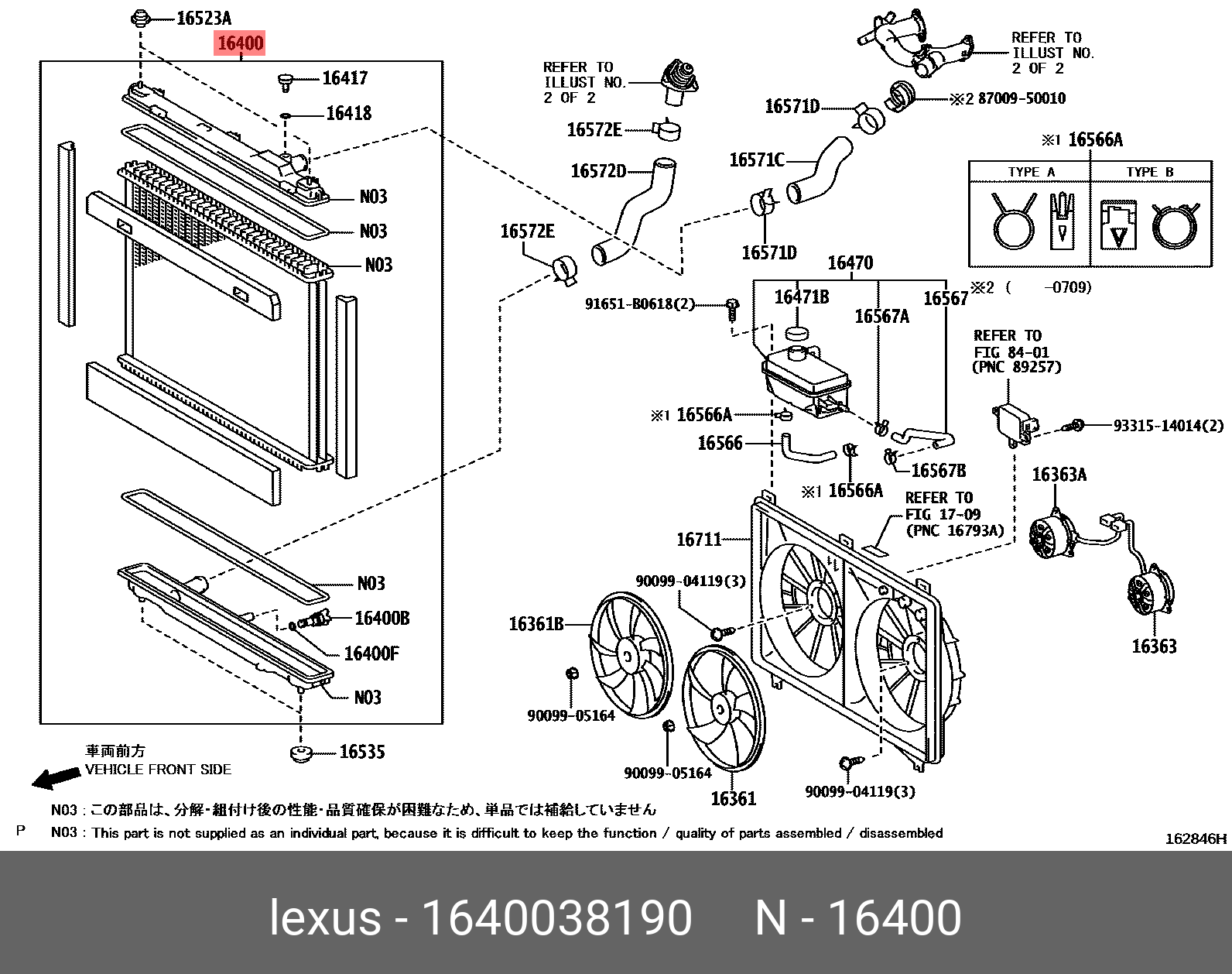 Lexus LS460 07-12 RADIATOR USA AT PA26 - 16400-38190 | Spare Parts Shop ...