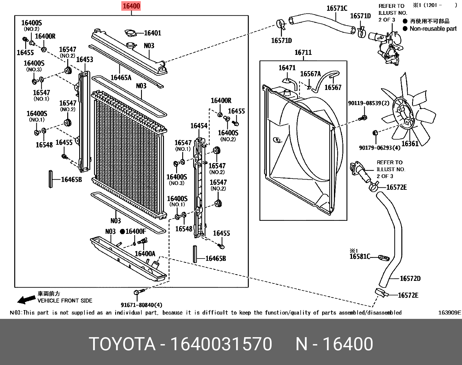 Toyota LANDCRUISER 08-20 RADIATOR 6CYLI PA48 AT [4] - 16400-31570 ...