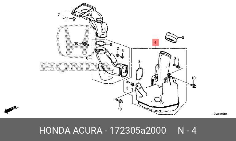 Honda RESONATOR - 172305A2000 | Spare Parts Shop - Allparts.ae